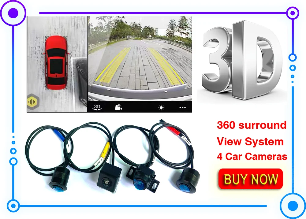 Universal Car Dvr Hd 3d 360 Car Camera Surround View System Driving ...