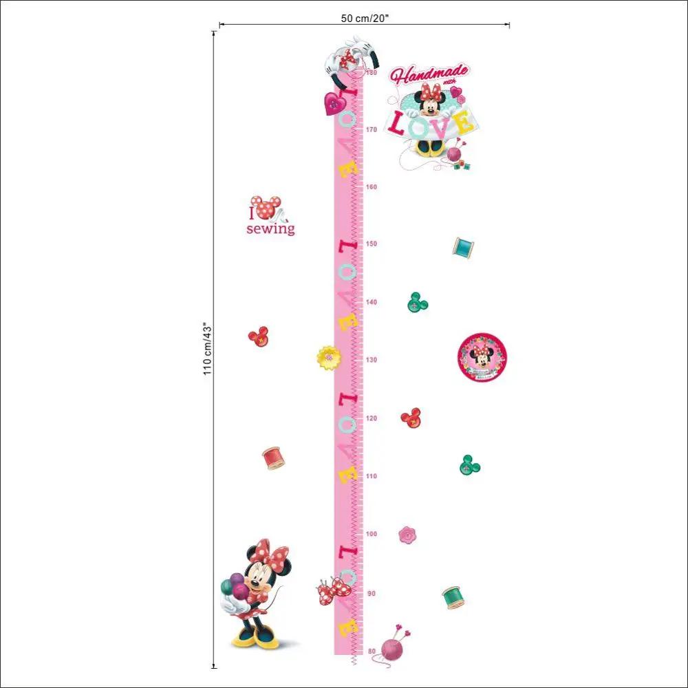 Minnie Mouse Growth Chart