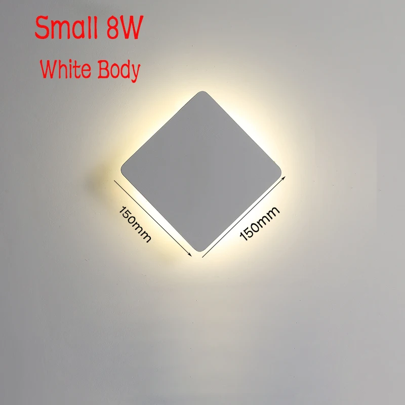 Round/Square LED Wall Indirect Lighting Fixtures - Lighting4Home