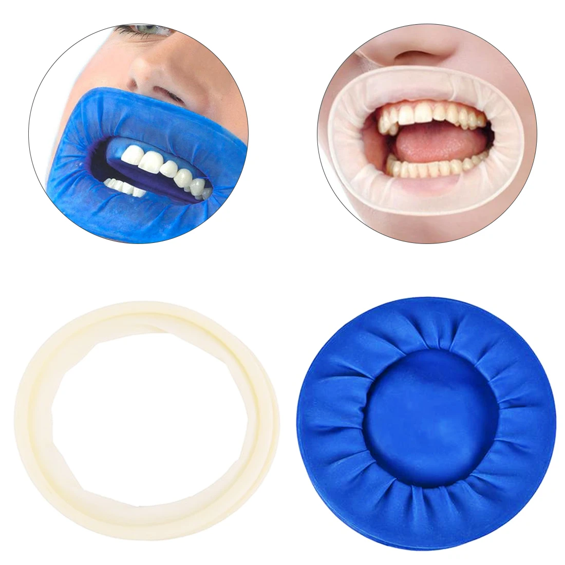 Rubber-Dam-Rubber-Latex-Dental-Intraoral-Dentistry-Cheek-Retractors ...