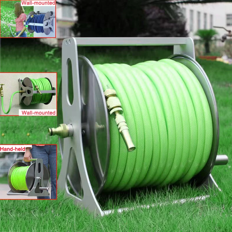 HEMAN-Stainless-Steel-Wall-Mounted-40m-Hand-Held-Brass-Hose-Connectors ...