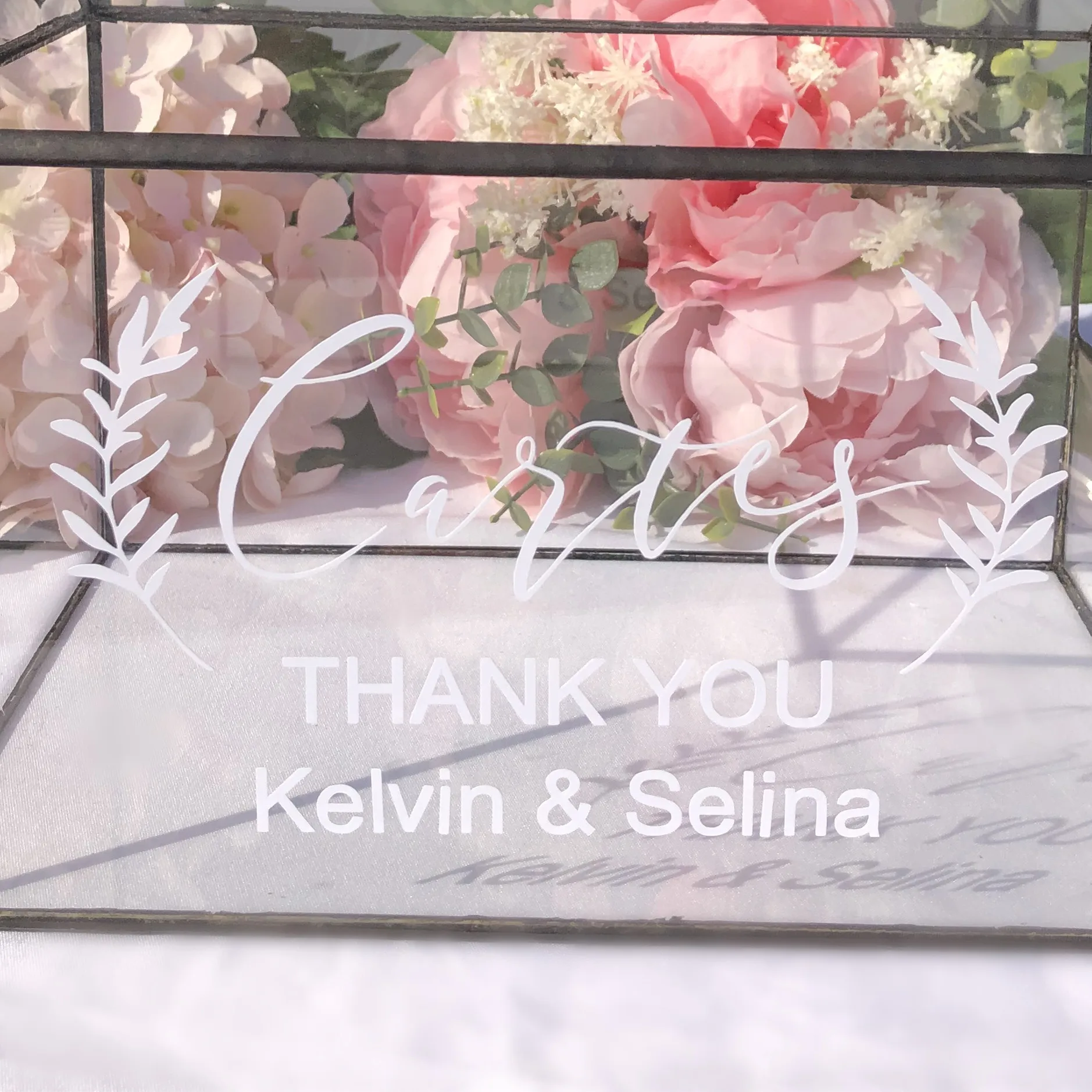 Vinyl Decal Sticker For Card Box Card Box Decal For Party Events ...