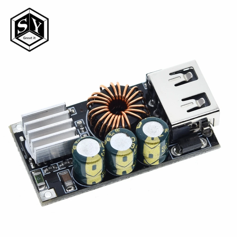 Qc3.0 Apple Huawei Mtk Samsung Diy Fast Charger Dc 10-30v 24w Step-down Module For Emergency ...