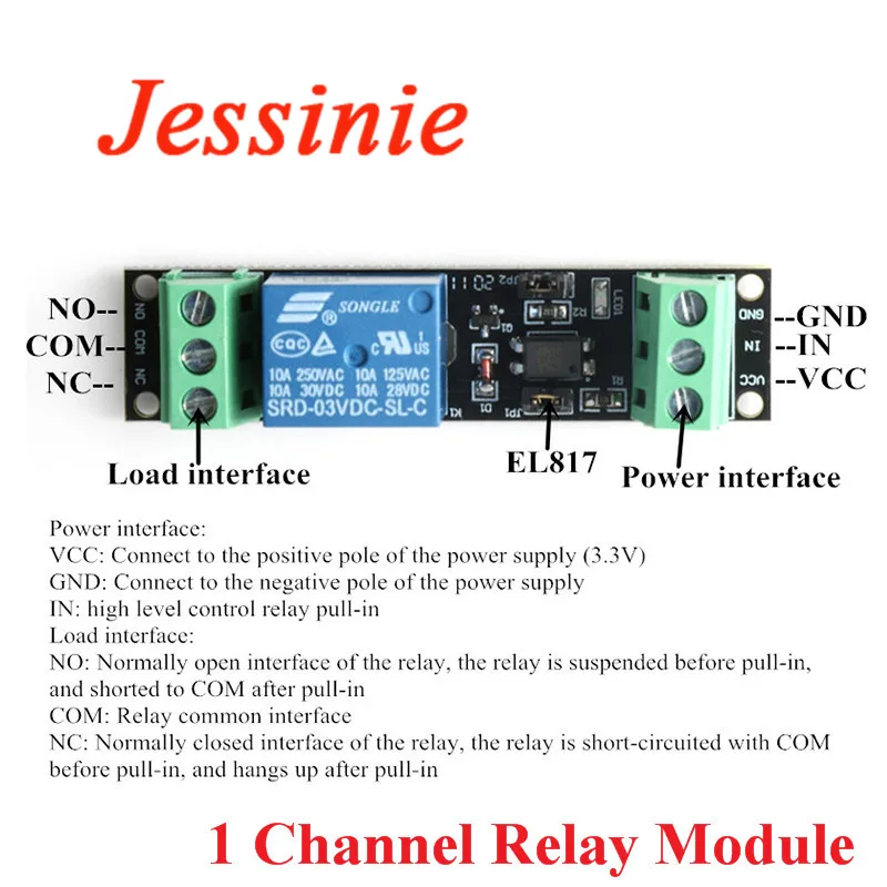 1-Channel-DC-3V-Relay-High-Level-Driver-Module-Optocoupler-Relay-Module-Isolated-Drive-Control ...