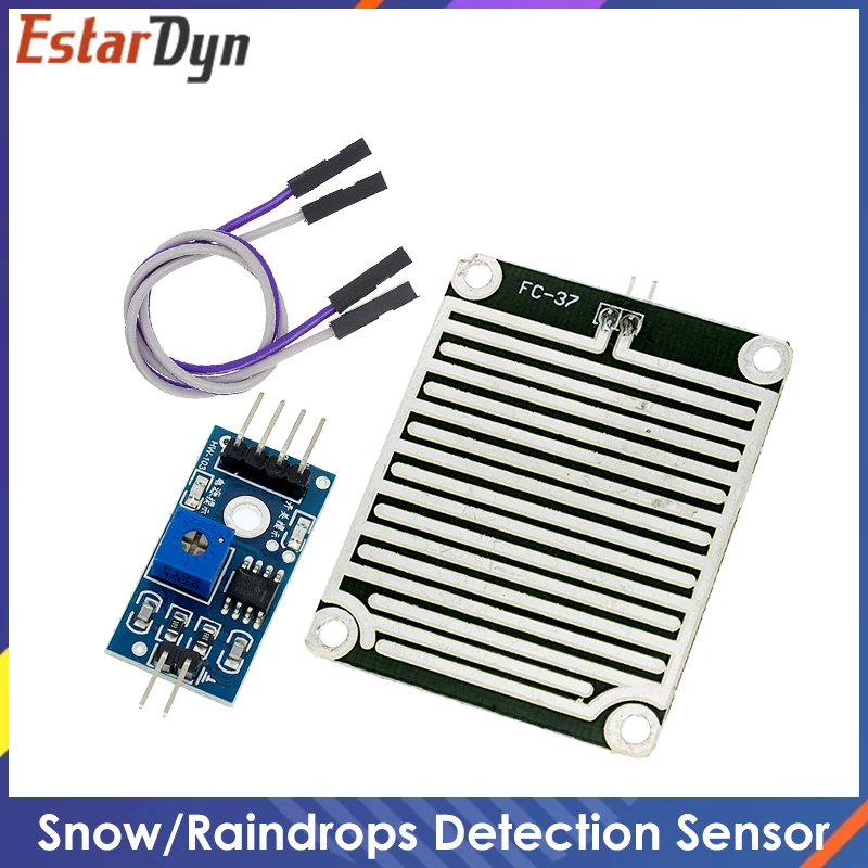 Snow/Raindrops Detection Sensor Module Rain Weather Module Humidity For ...