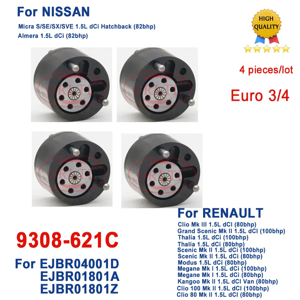 4 Pieces/lot 28239294 9308621C 621C Diesel Injection Control Valve 9308 ...