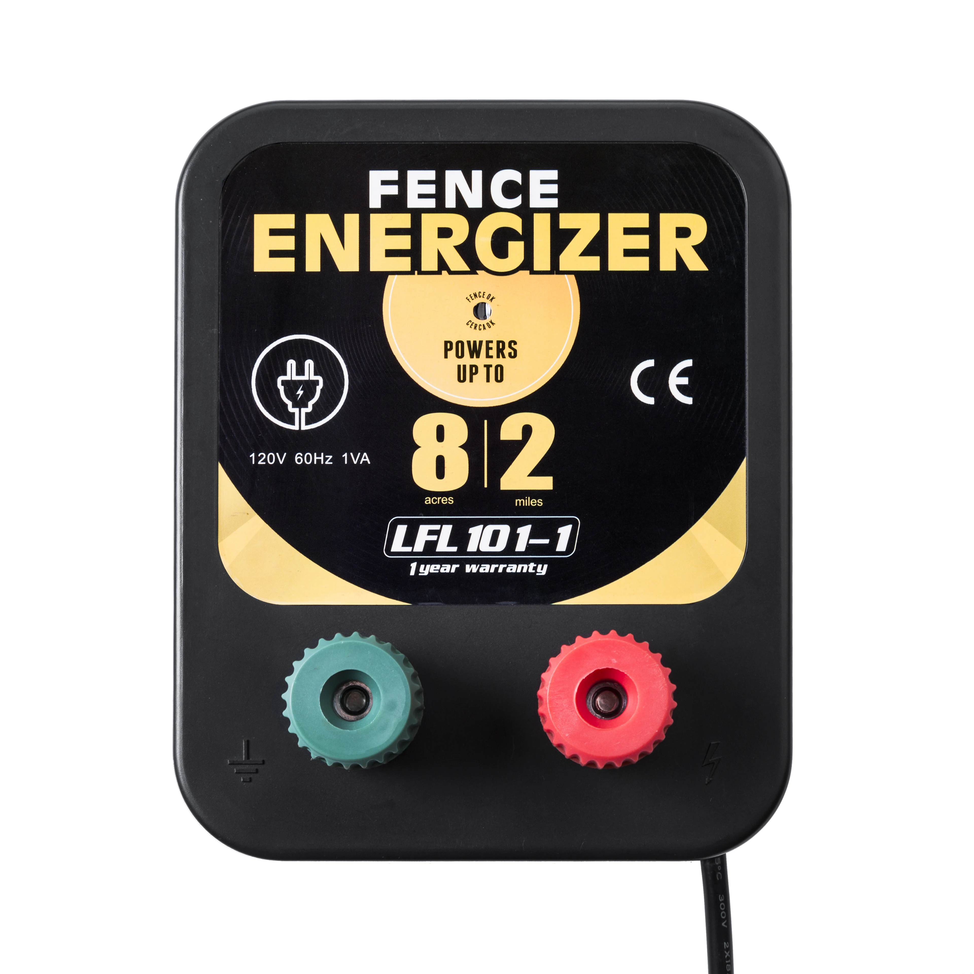 Lydite-Electric-Fence-Energizer-Fencing-Charger-AC-Powered-2-Mile-8 ...