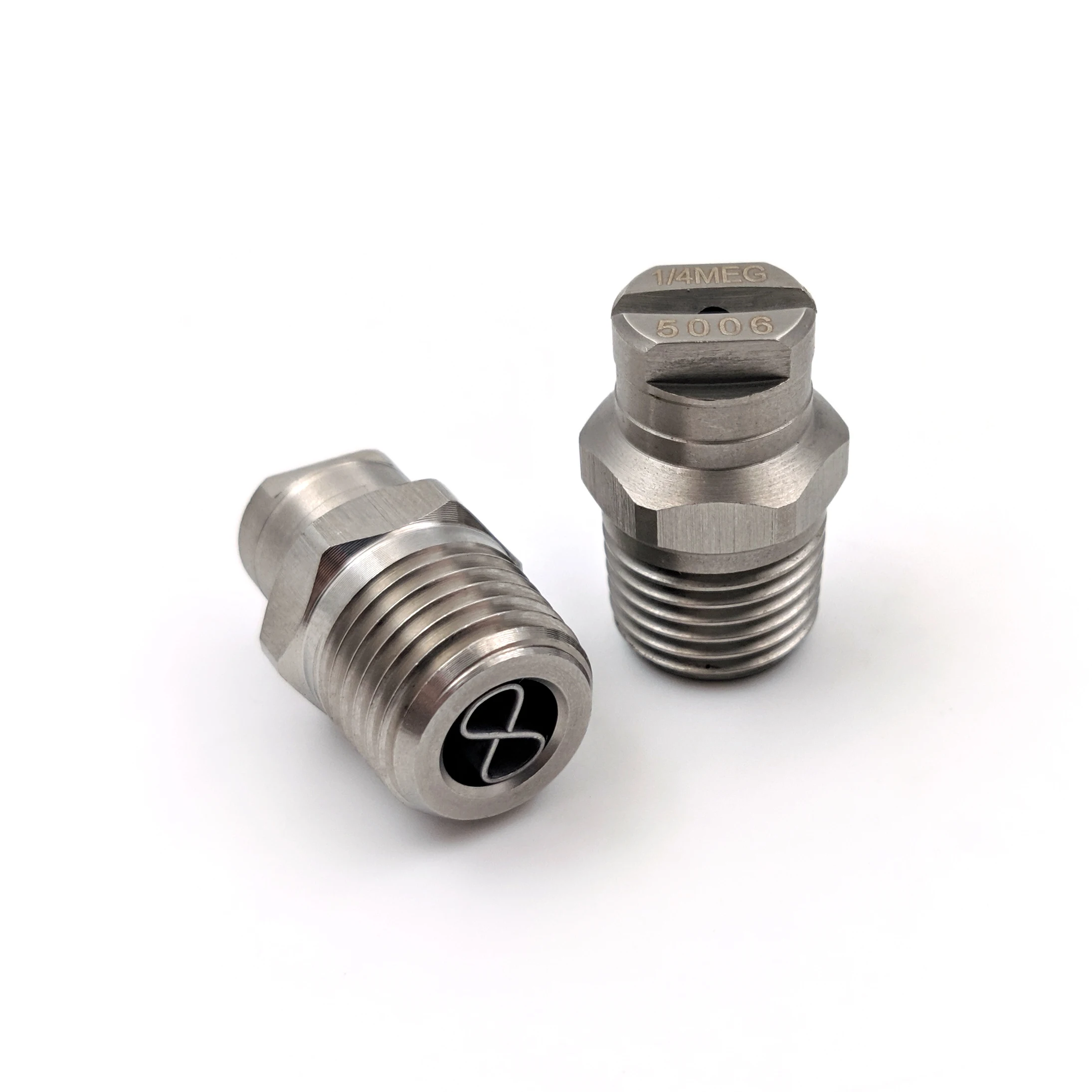 stainless steel street sweeper nozzle,MEG flat fan washing nozzle ...