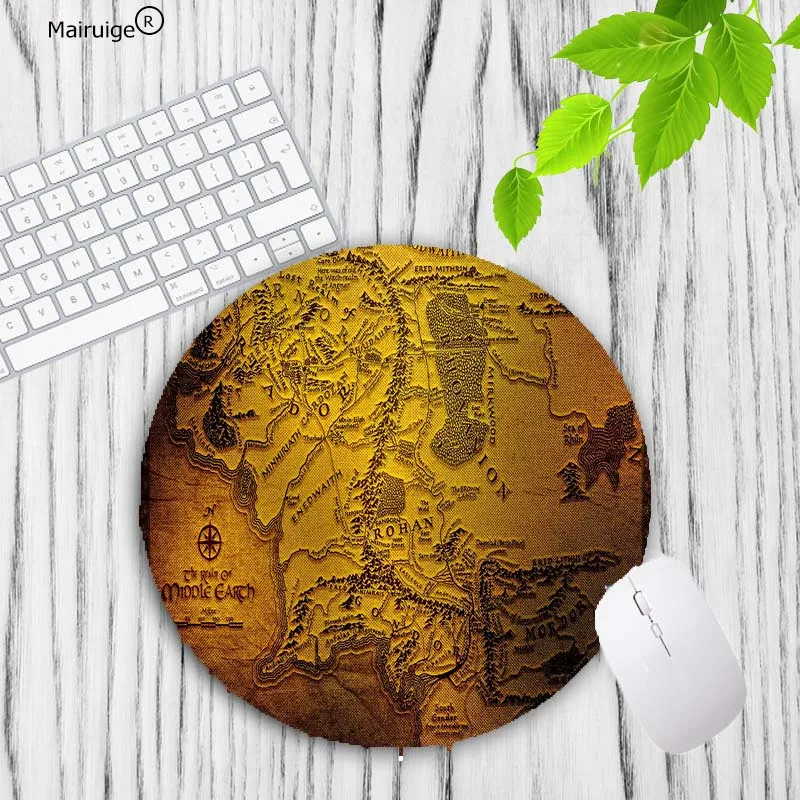MRGBEST Large Gaming Mouse The Lord of The Rings Map Pad RGB Computer ...