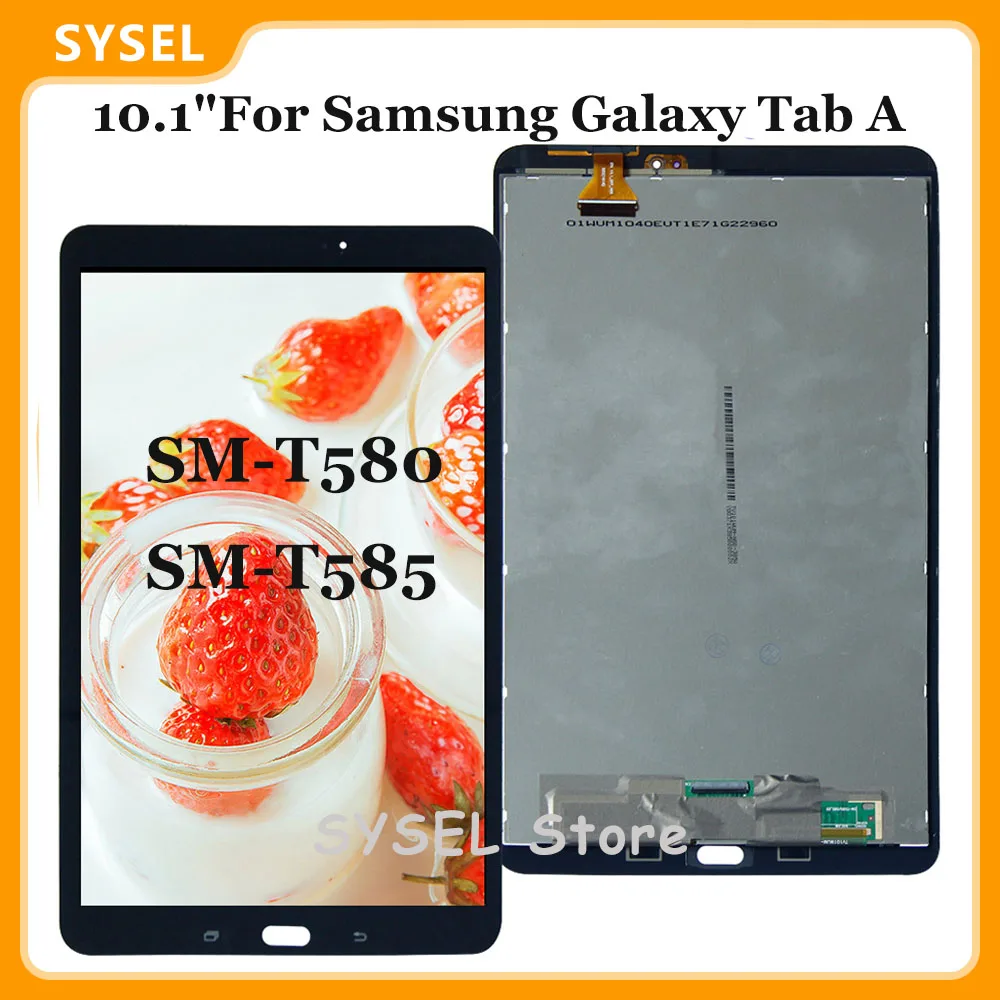 Lcd 10.1"For Samsung Galaxy Tab A SM T580 SM T585 T580 T585 T587 LCD Display Digitizer Touch ...