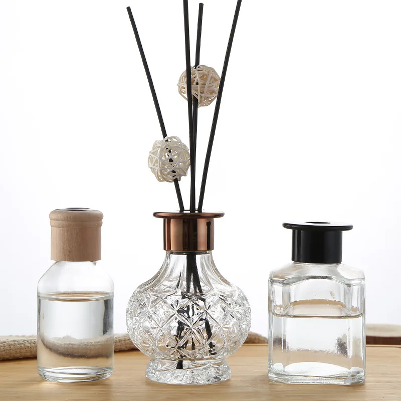 5PCS Simple Fashion Transparent Aroma Glass Bottle Yurt shaped Aroma ...