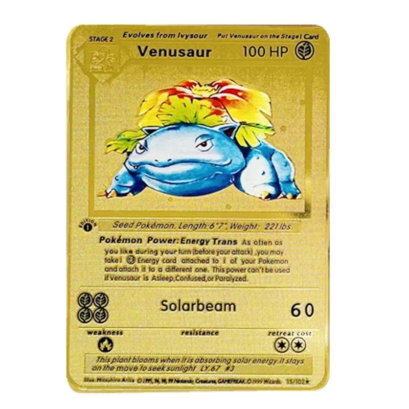 Shiny Venusaur Card