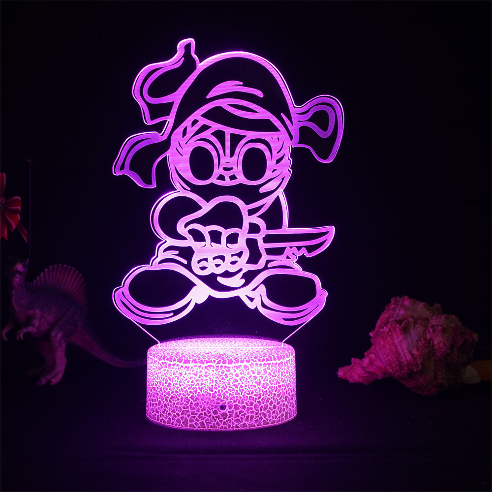 FNF Figure LED Night Lights Friday Night Funkin Gaming Room Game Led ...