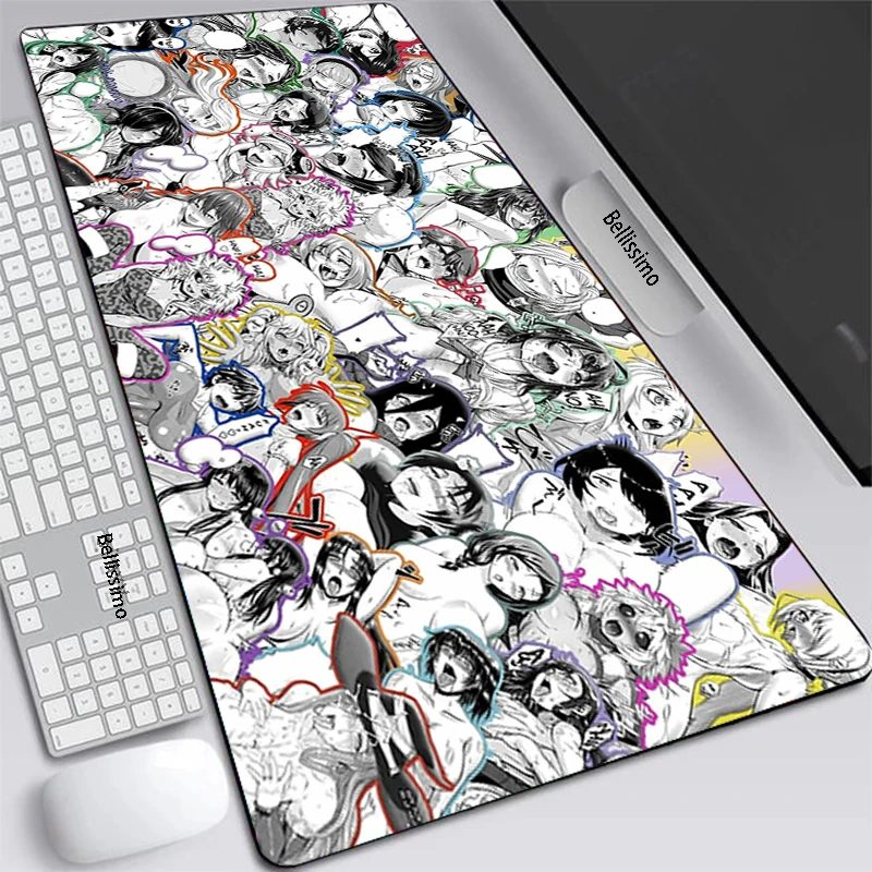 Sexy Ahegao Mouse Carpet Mouse Pad Gamer Hentai Gaming Pc Cabinet Large ...