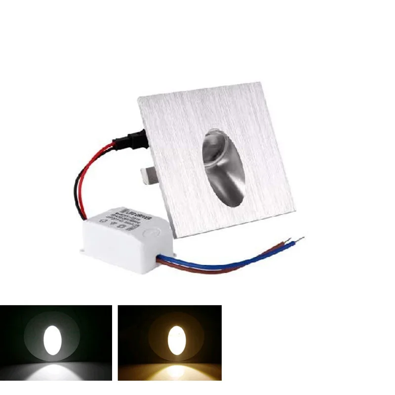 Led-Stair-Light-Aluminum-Square-Round-1W-3W-Recessed-Step-Corner-Wall ...