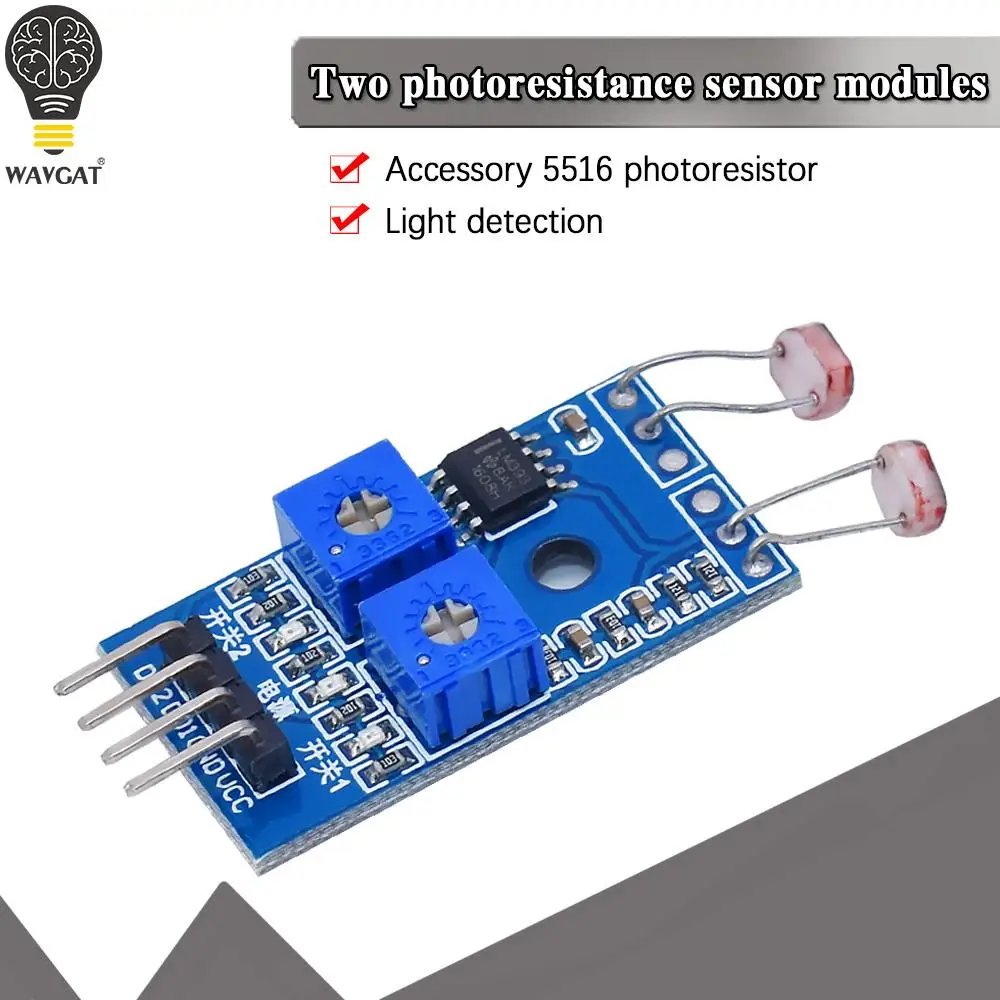2-Channel-Photosensor-Module-Photosensitive-Resistor-Light-Detection ...
