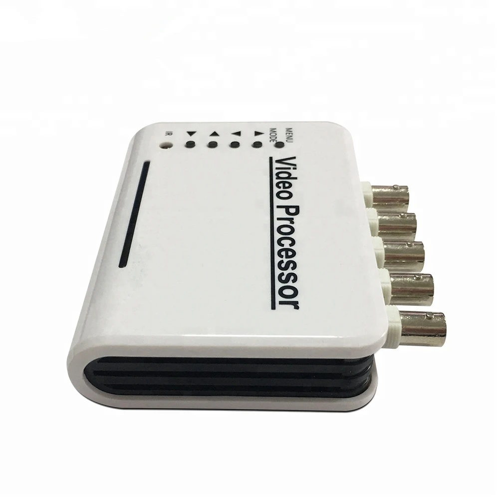 TEXOSA 4 Channel CCTV Color Video Quad Splitter Switcher Camera ...