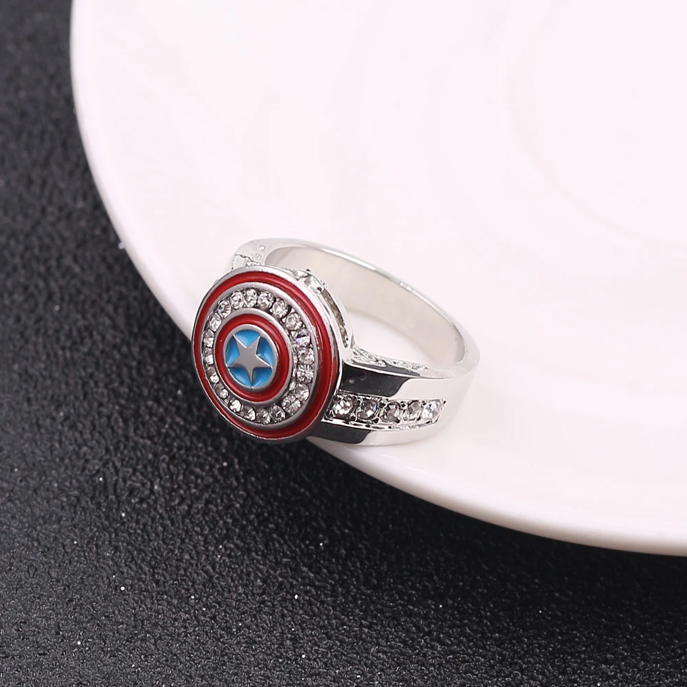 Marvel-Weapon-Captain-America-s-Shield-Rings-Iced-Out-Rhinestones ...