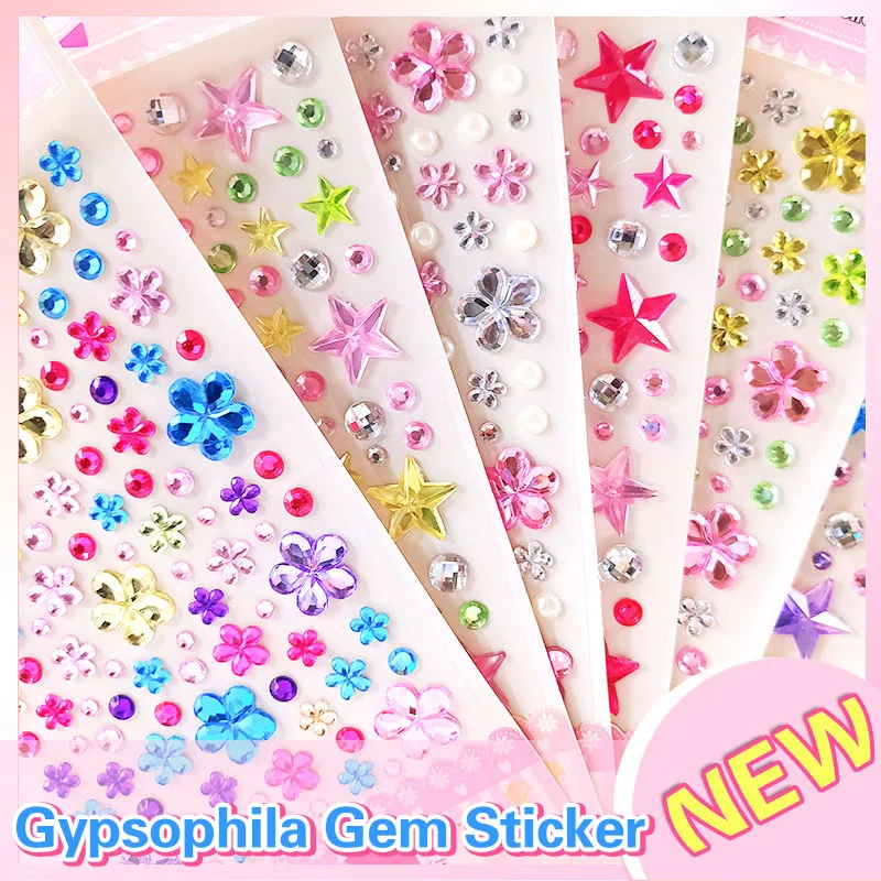 NEW-Styles-Acrylic-Crystal-Stickers-Children-Toys-Sticker-Decal-Mobile ...
