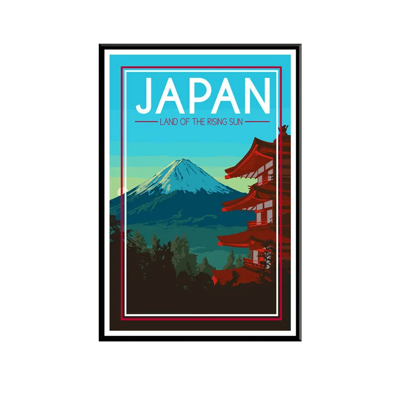 Prints Art & Collectibles Digital Prints Poster & Hanger Asia Landscape ...