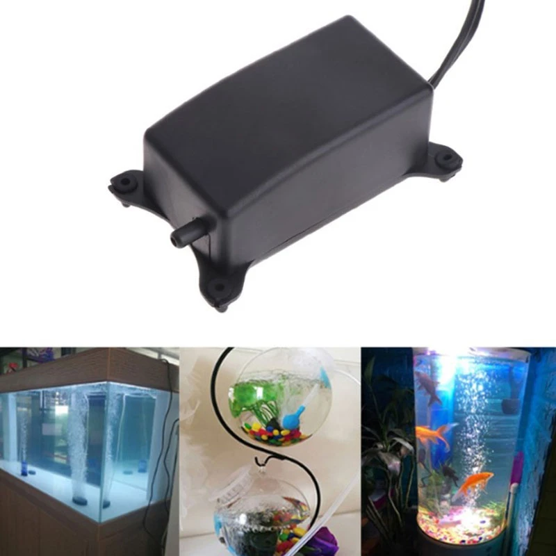 2w Silent Aquarium Air Pump Fish Tank Oxygen Pump Noiseless Oxygen ...