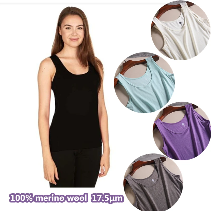 Merino Wool Tee Shirts Womens | Merino Wool Tank Top Womens | Merino ...