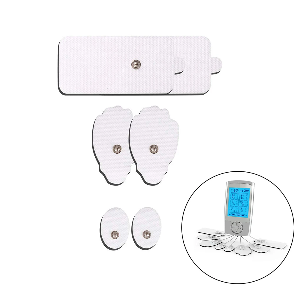 Massage Mat TENS Replacement Electrodes Pads Self Adhesive and Reusable ...