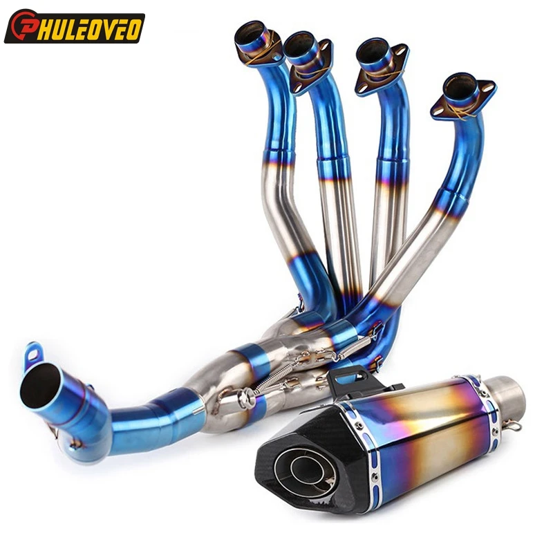 티타늄 합금 Z900 오토바이 배기 머플러 헤더 튜브 링크 파이프 오토바이 머플러 배기 탈출 프론트 파이프 Z900 17 20배기 And 배기 시스템 Aliexpress