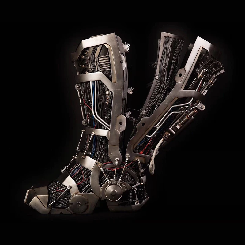 Cool-1-1-Smantled-Mechanical-Boots-Resin-And-Metal-Parts-Multiple-Light ...