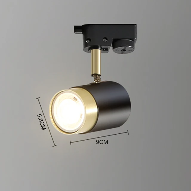 Ceiling Semi-Flush Mount LED Track Spotlight Fixtures