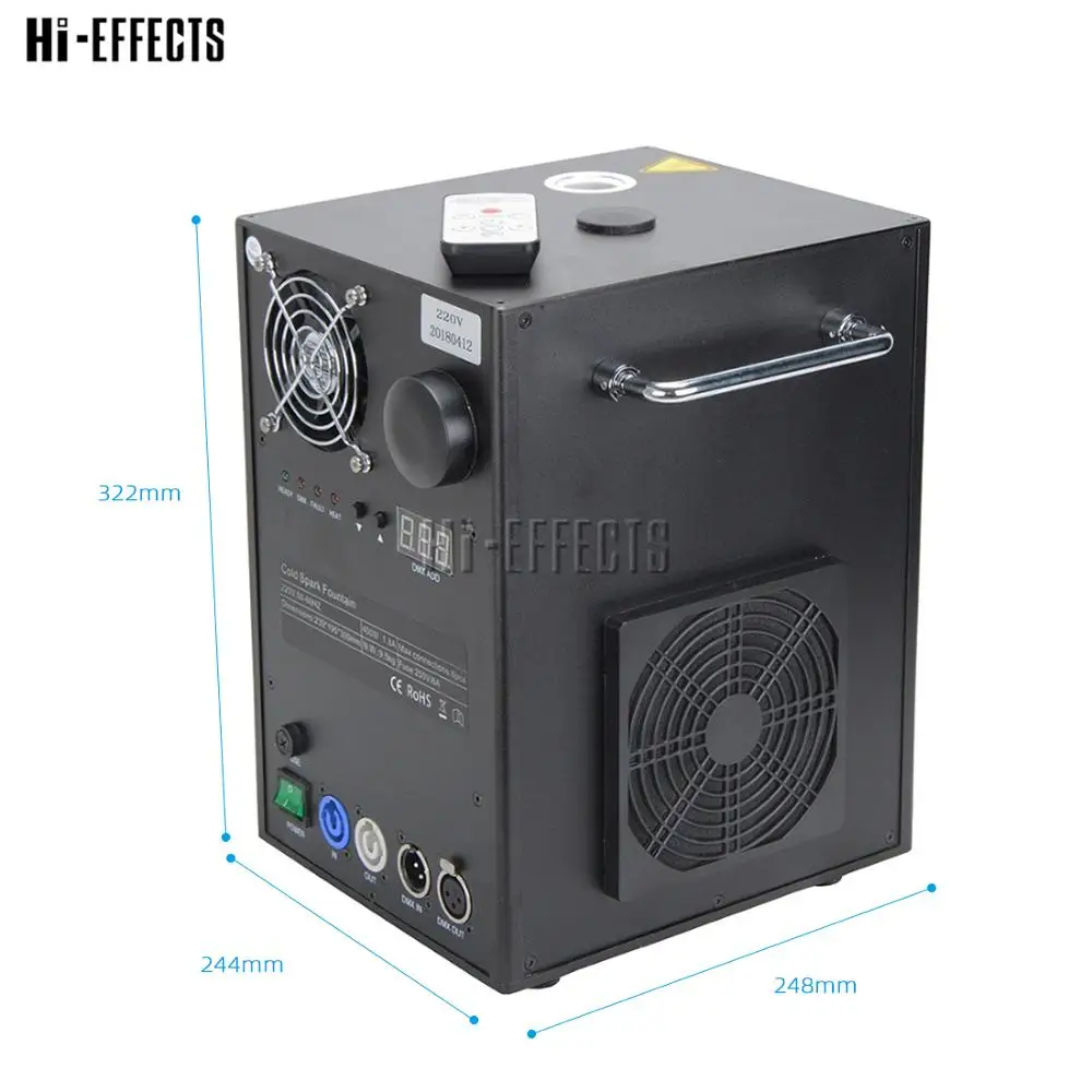 Remote Cold Spark Machine Electronic Safe Spray Flame Machine Cold ...