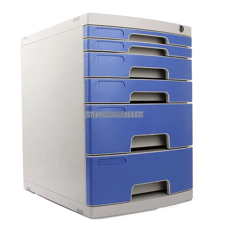 Desktop file cabinet receipt box with lock cabinet drawer office desk ...