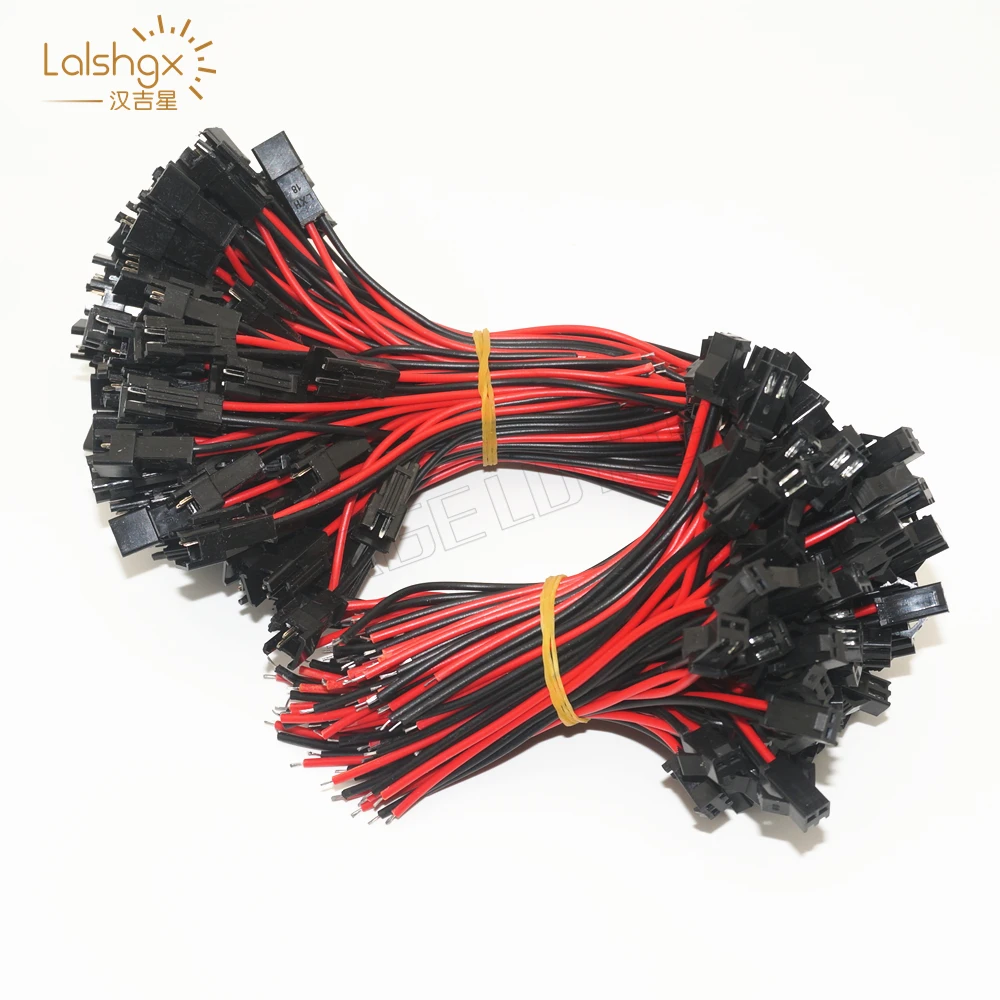10cm-Length-2pin-SM-JST-Connector-Cable-Wire-100Pairs-lot-for-Male-to ...