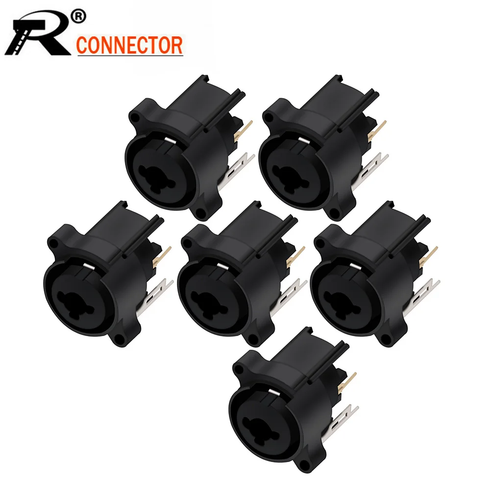 10pcs/lot 7 PIN Straight Dual Function Audio Connector 6.35mm Jack ...