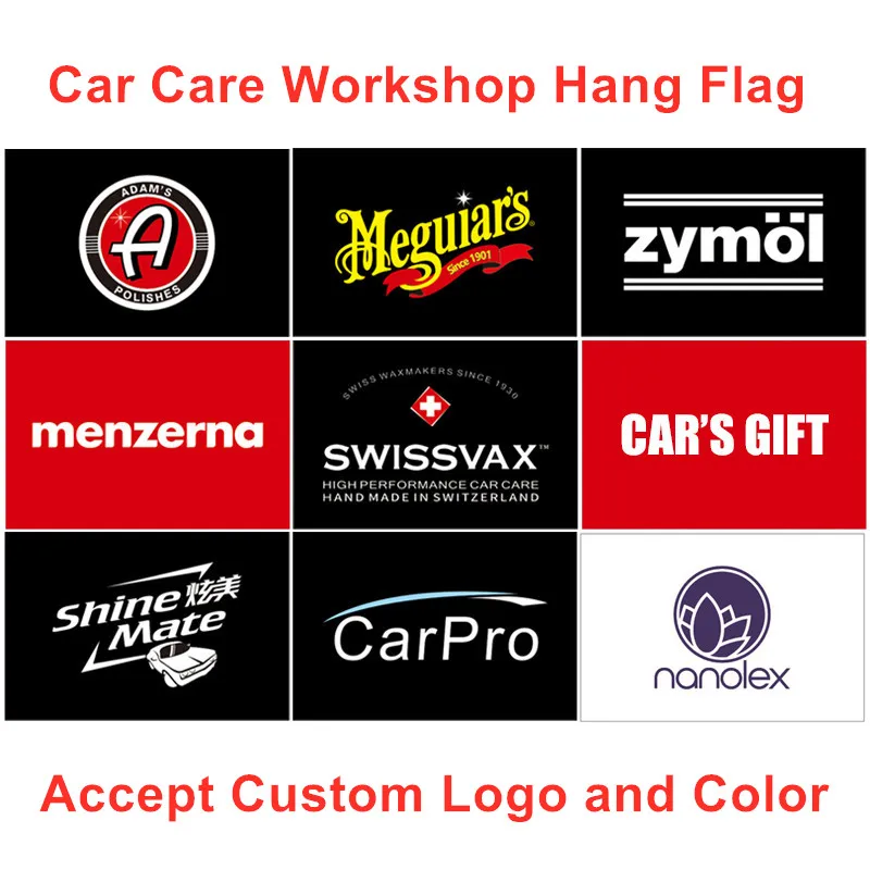 Car Detailing Shop Flag Banner Accept Oem Brand Logo Flag Auto Care ...