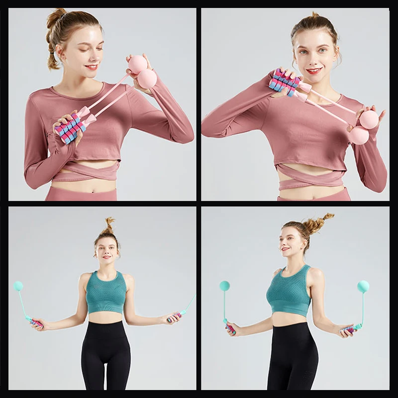 Corde à Sauter,Corde à sauter sans fil pour adultes,exercice ...