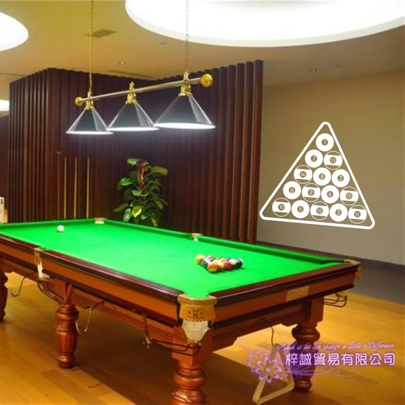 Billiards Sticker Snooker Decal Posters Vinyl Wall Decals Decor Room ...