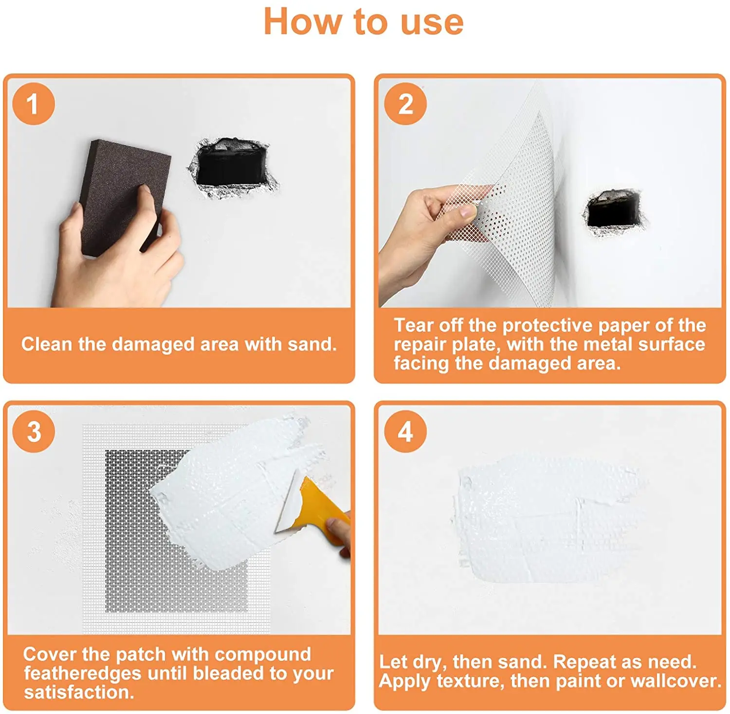 Screen Repair Plaster Wall