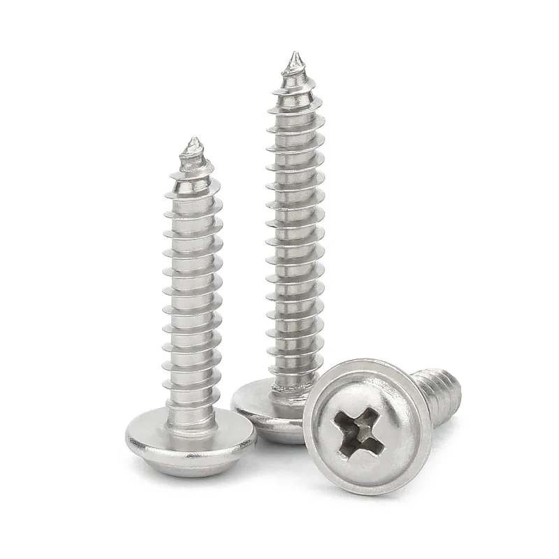 VIS,M2.6-14mm--Vis À Bois Autotaraudeuse En Acier Inoxydable 304, 50 Pièces, M1.4 M1. 7 M2 M6. 6 ...
