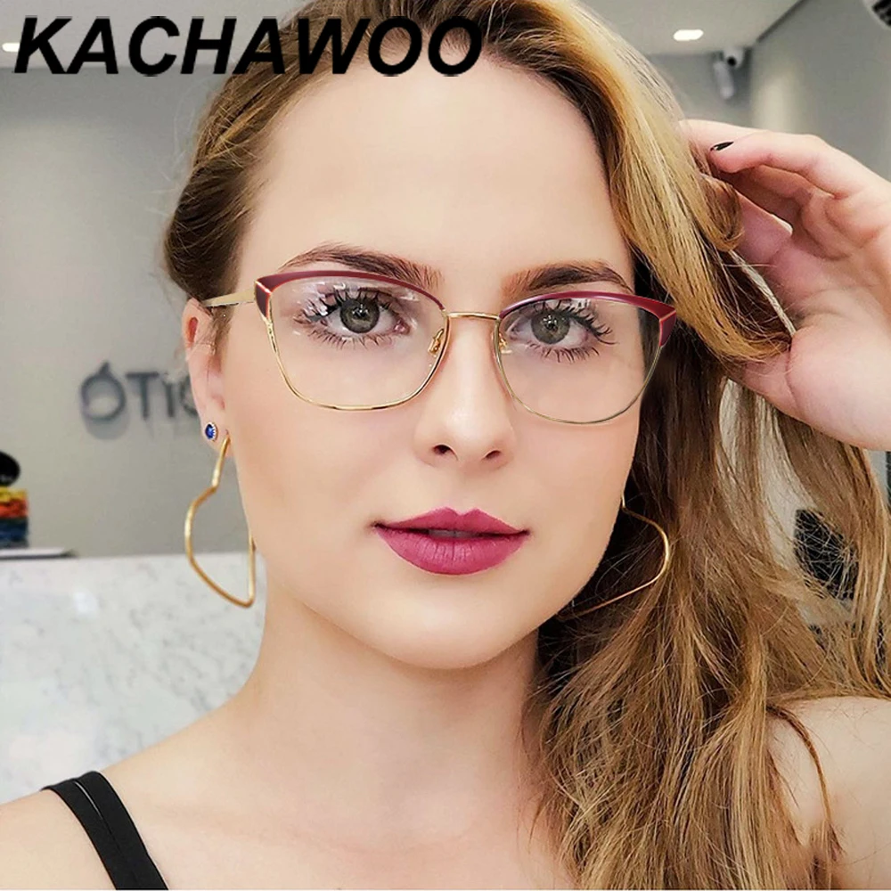 Cat Eye Glasses Frames Women | Glasses Gold | Accessories | Eyeglasses ...
