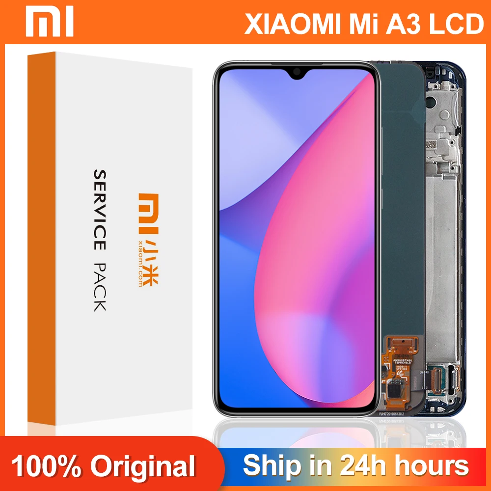 Original For Xiaomi Mi A3 LCD MIA3 Touch For Xiaomi MI CC9E Screen ...