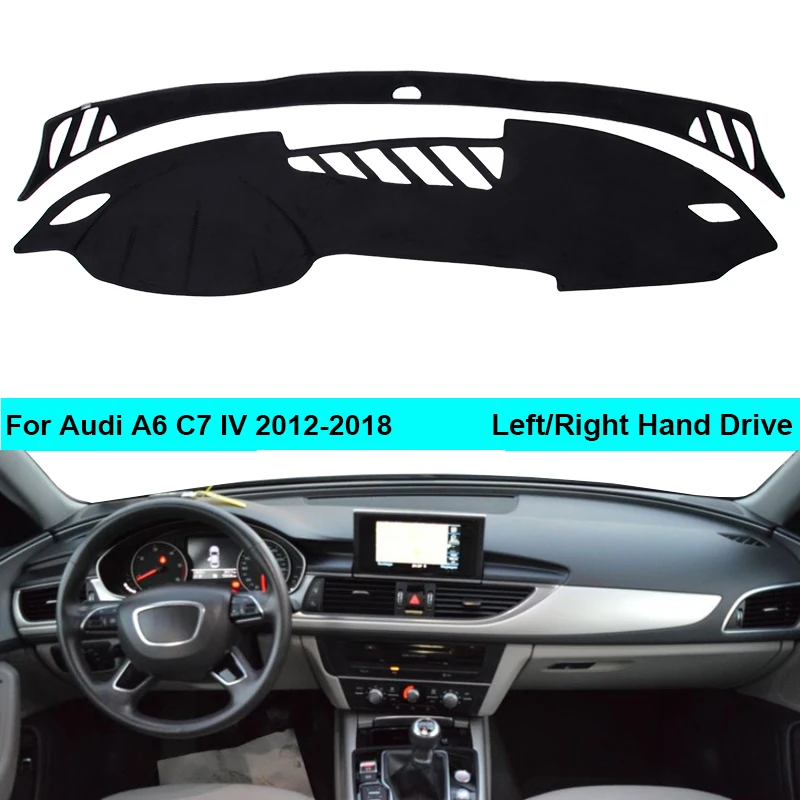 For Audi A6 C7 IV 2012 - 2018 LHD RHD 2 Layers Car Dashboard Cover ...