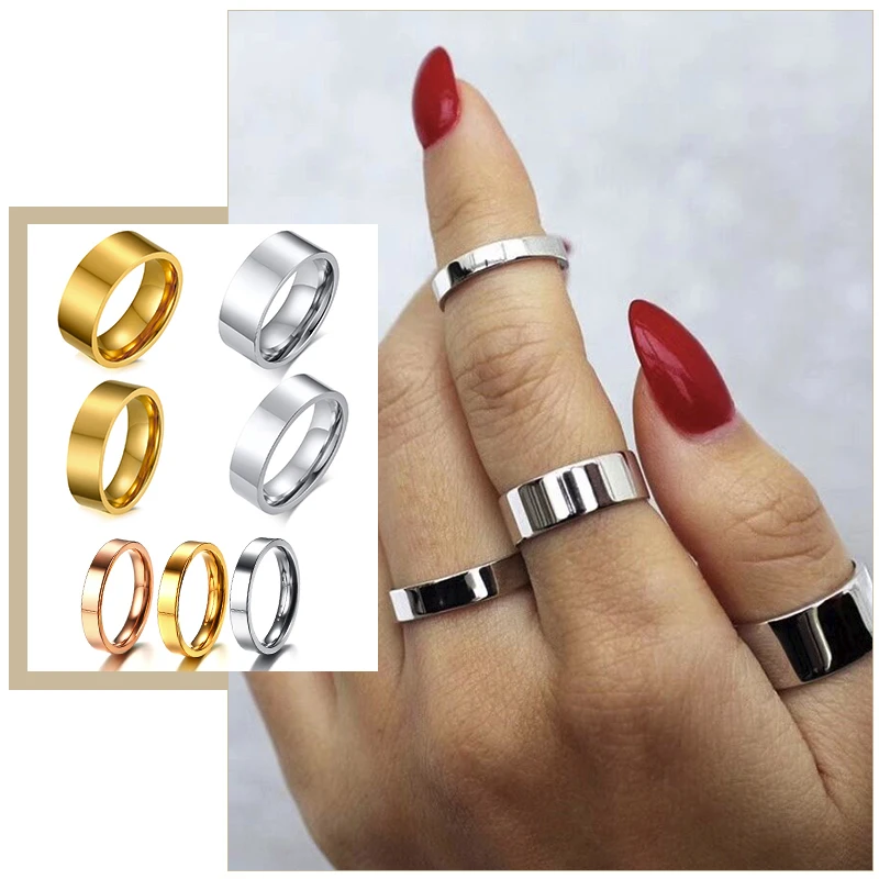 Stainless Steel Ring Stainless Steel Ring | Stainless Steel Plain Band ...