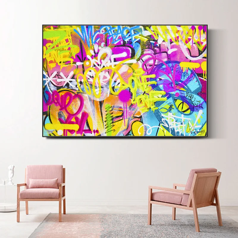 Simple Street Wall Painting