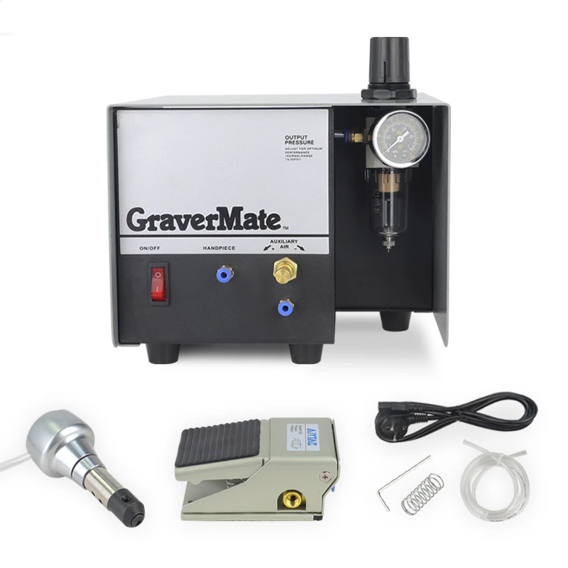 Single 110/220v Pneumatic Impact Engraving Machine Gravermate Jewelry ...