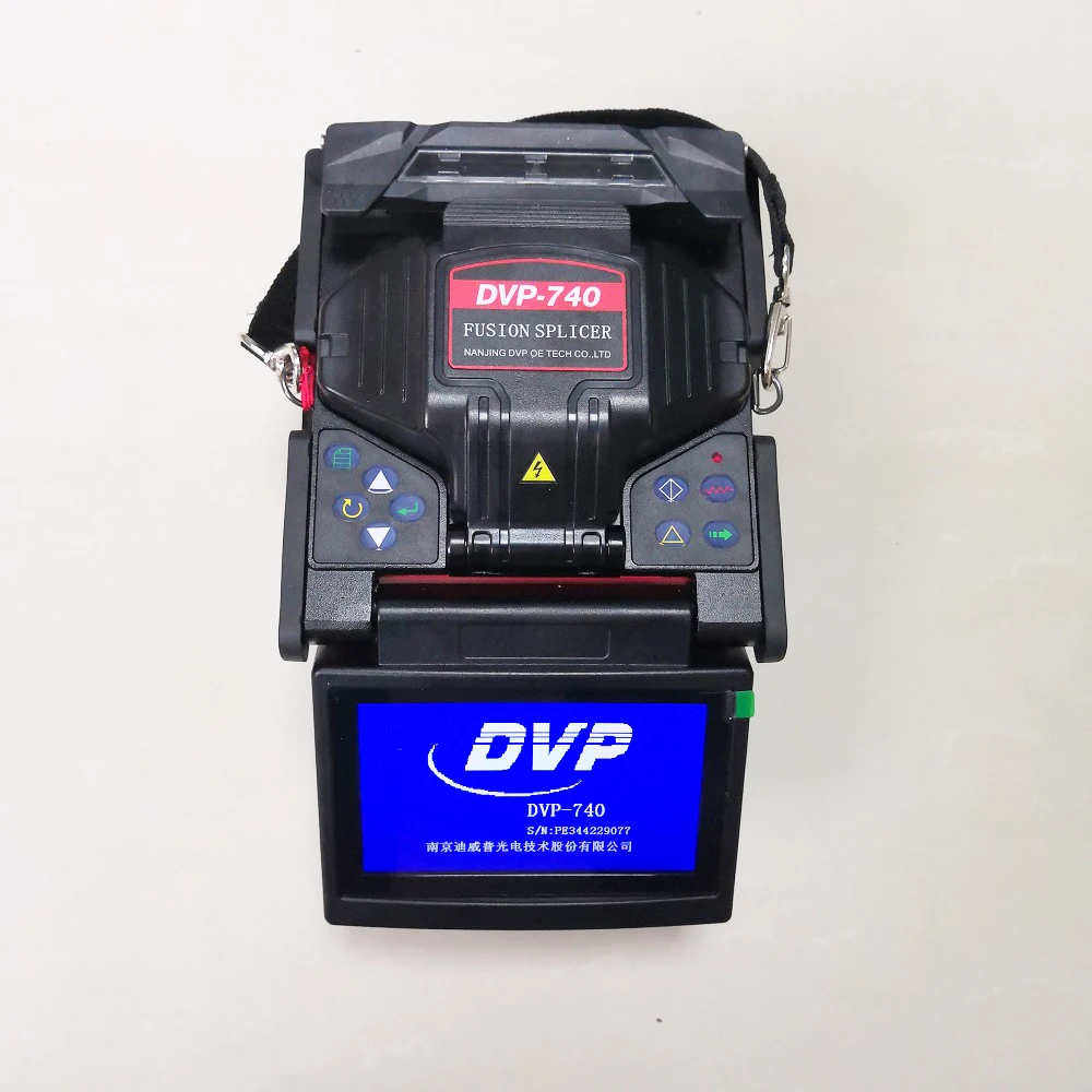 Dvp740 ftth fibra óptica fusão splicer DVP 740 fibra óptica soldador fusão máquina de emenda dvp ...
