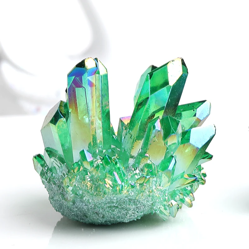 1Pc Natuurlijke Kristal Cluster Galvaniseren Ruwe Kristallen Quartz ...