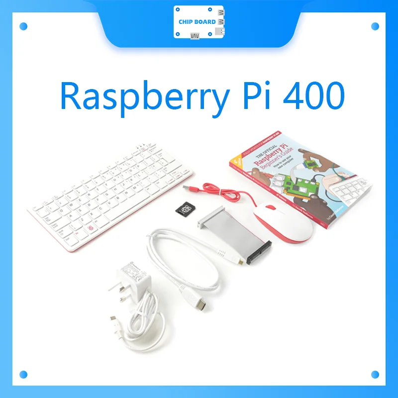 Raspberry Pi 400, a Powerful, Easy To Use Computer Built Into a Keyboard, 4GB LPDDR4 3200, USB ...
