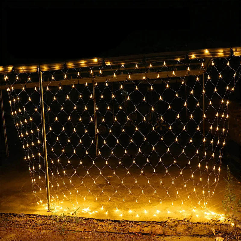 EU Plug Colorful Copper Wire LED String Lights DIY Christmas Wedding ...