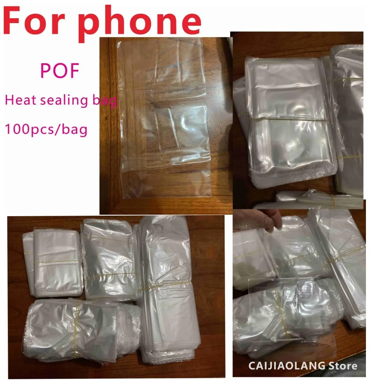 100pcs/lot Shrink Film to Seal the Box Heat Sealing Films Stickers ...